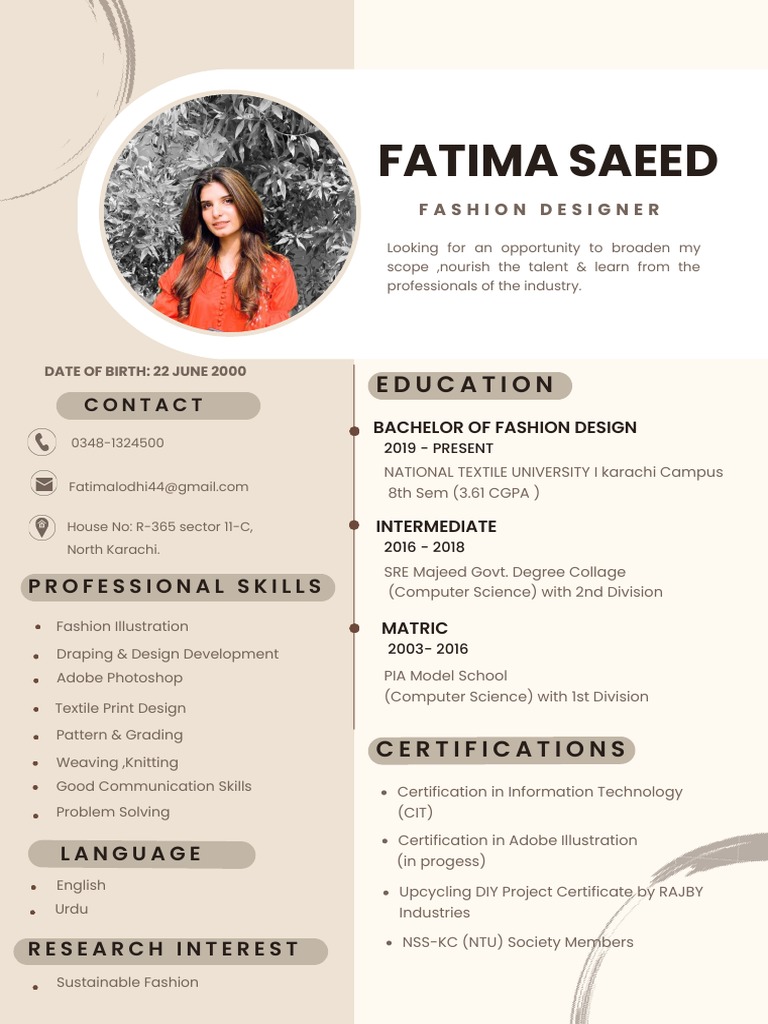 Fatima Saeed | PDF