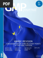 Annex 1 GMP | PDF | Sterilization (Microbiology) | Risk Management