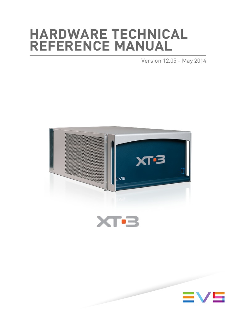 EVS XT3 Technical Manual | PDF | Electromagnetic Compatibility | Ac Power Plugs And Sockets