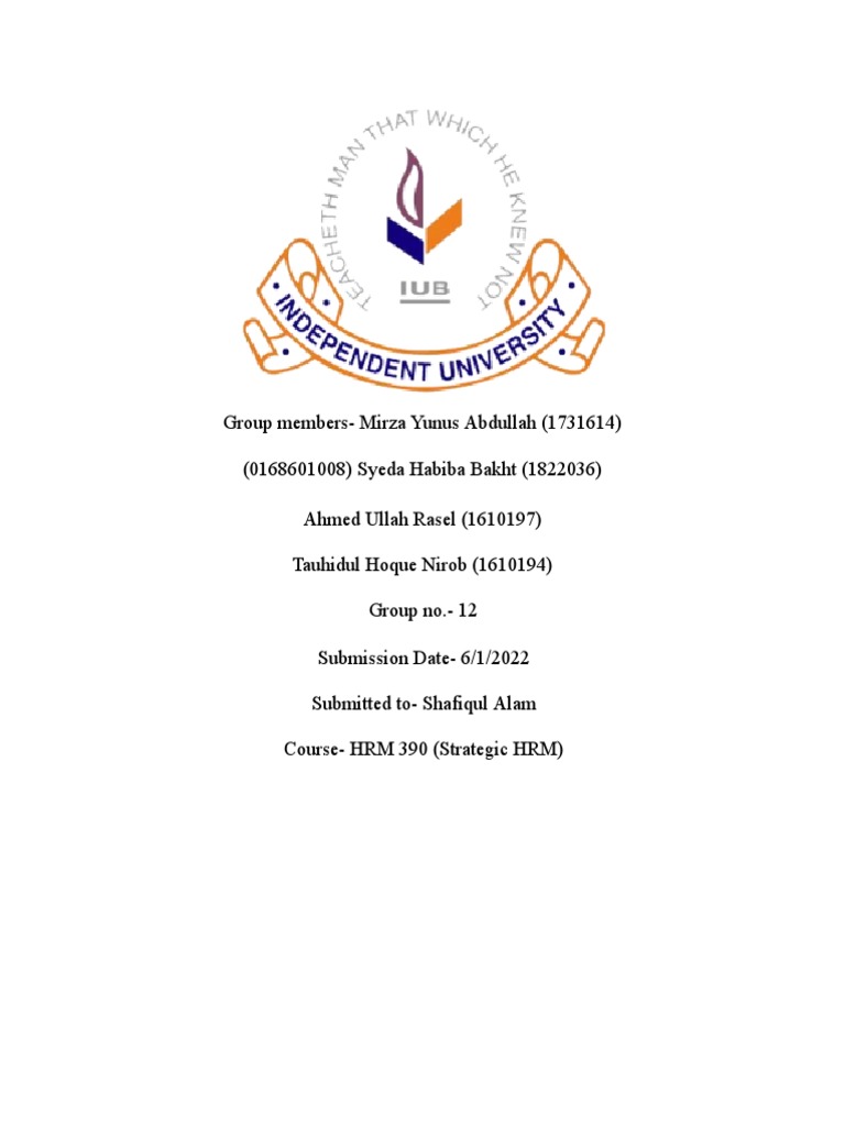 HRM 390 Final Report | Download Free PDF | Human Resource Management ...