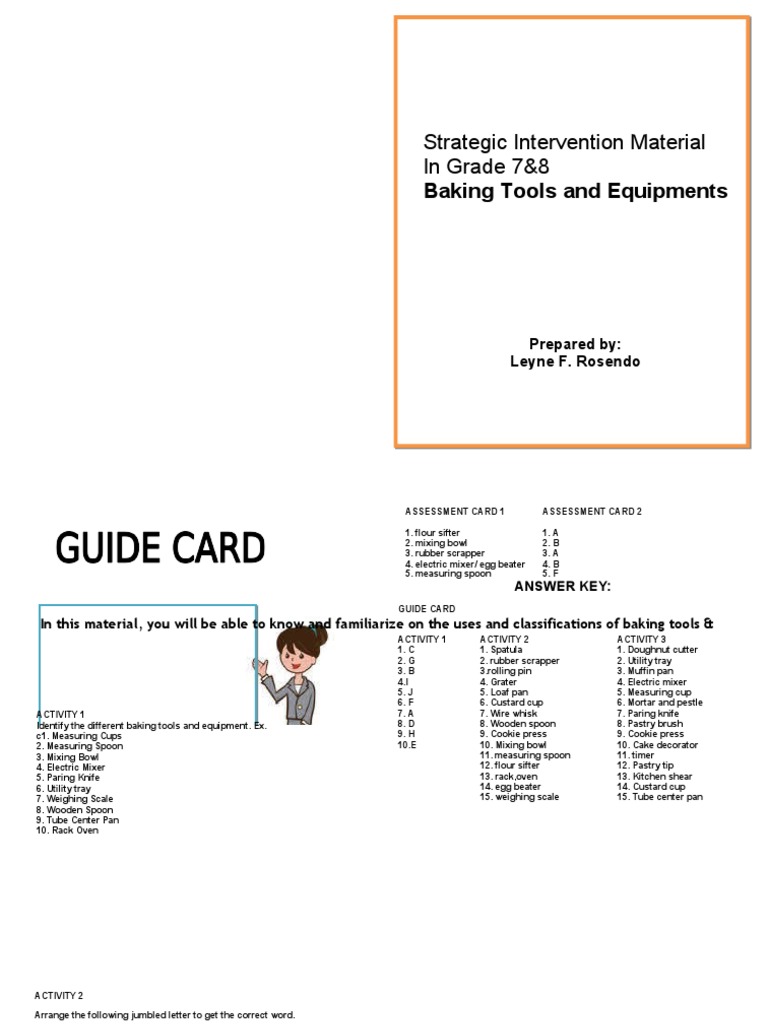 Sim Tle Booklet | PDF | Cakes | Baking