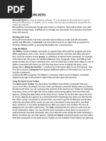 Word Processing - Student Notes | PDF | Word Processor | Microsoft Word