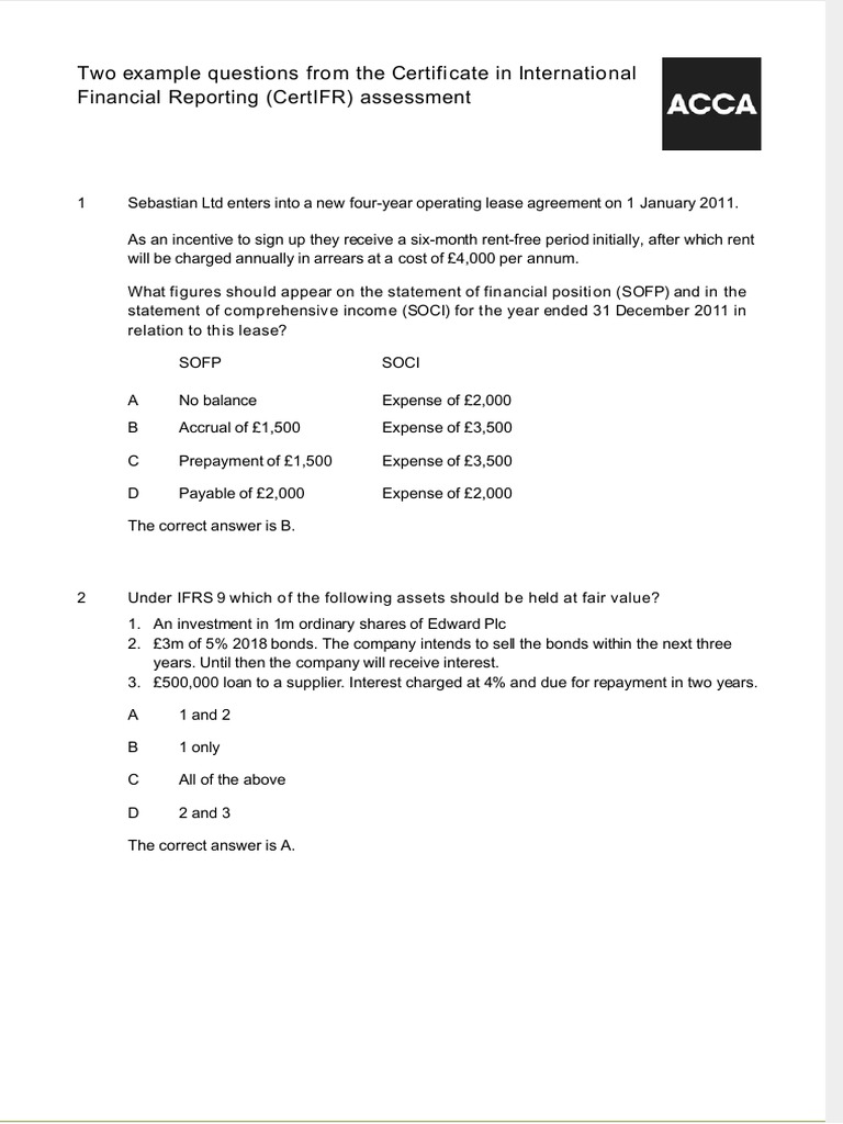 Dokumen - Tips - Acca Questions Certifr | PDF