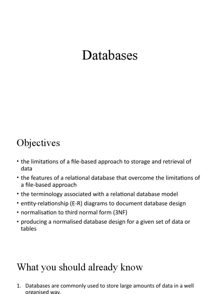 Databases Pdf Relational Database Databases