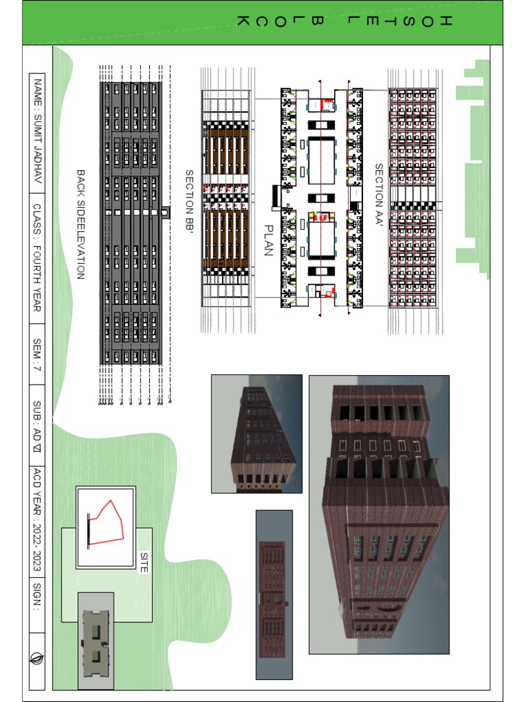 Hostel PDF | PDF | Architectural Design | Architecture
