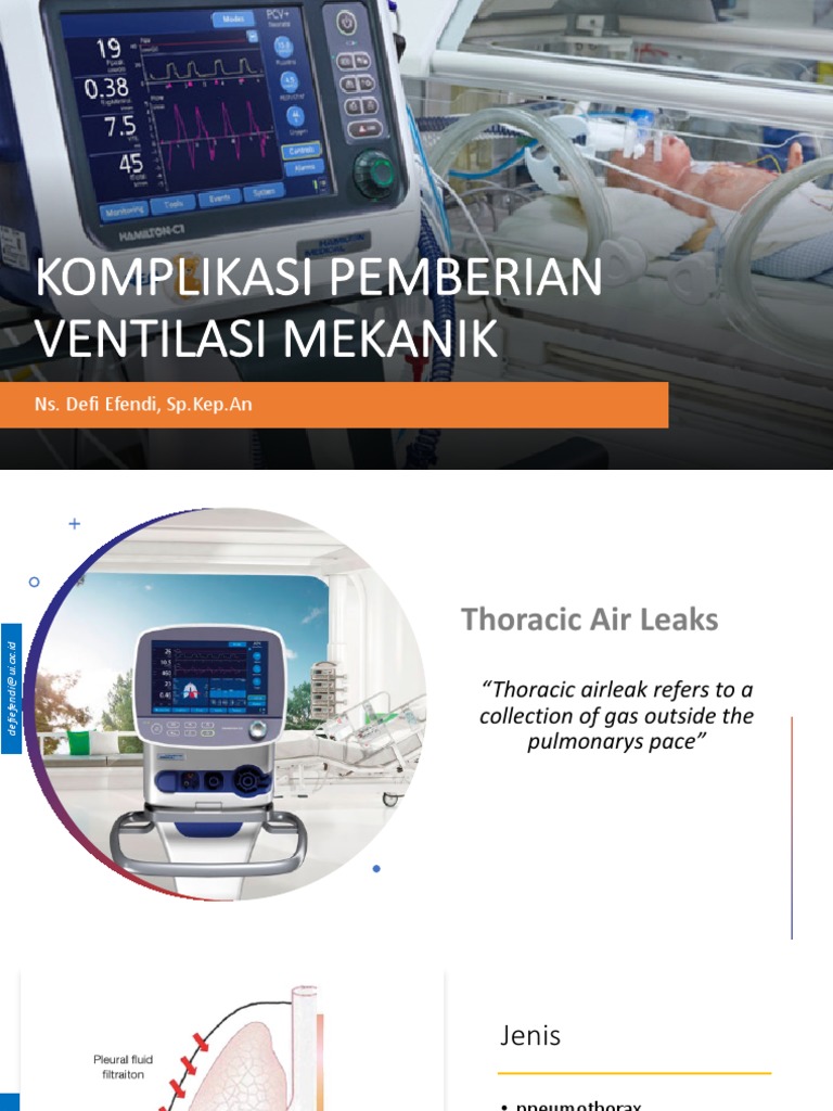 Complication of Mechanical Ventilator | PDF | Respiratory Diseases | Lung