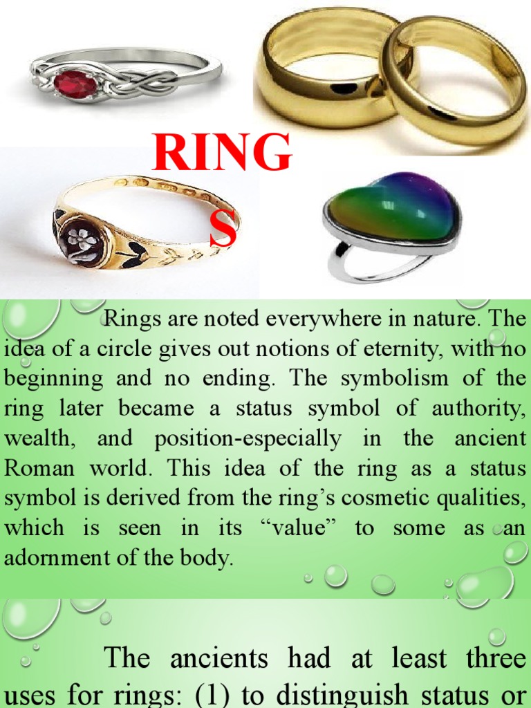 Rings | PDF | Seal (Emblem) | Softlines (Retail)