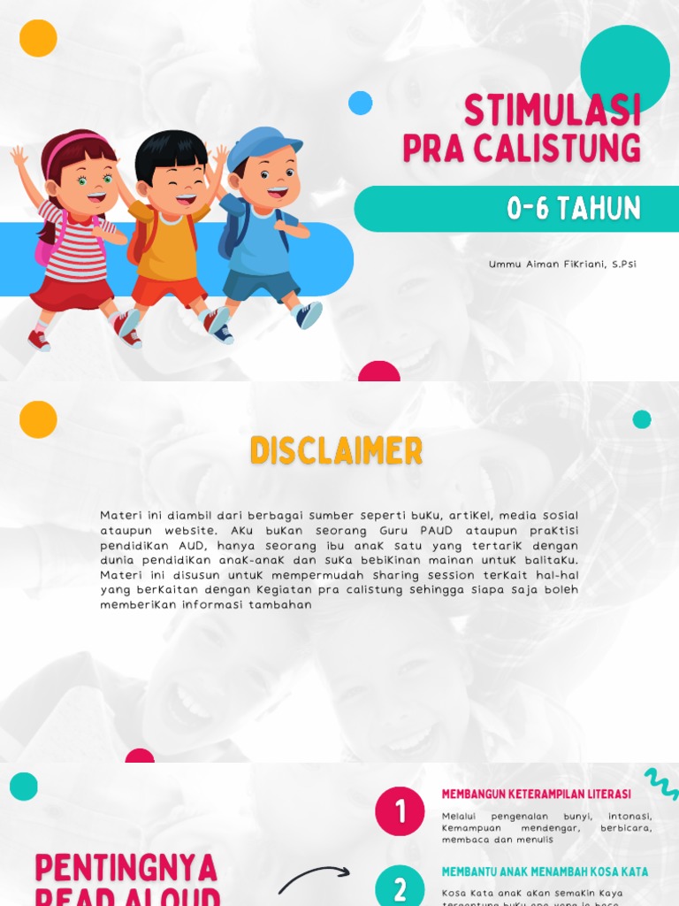 Pra Calistung | PDF