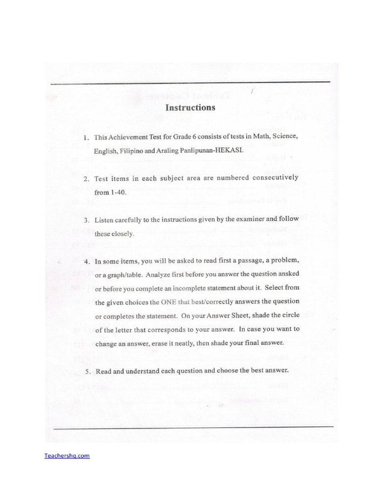 Nat 6 Msa Reviewer - Part 2 | PDF