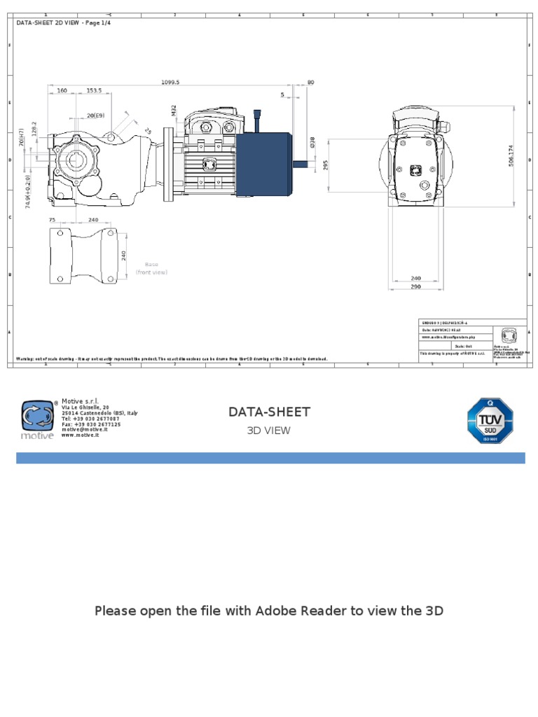 ENDURO 9 Gearbox & Motor Data Sheet | PDF | Electric Motor | Electrical ...