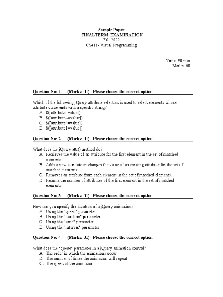 CS411 Sample Paper Final | PDF | World Wide Web | Internet & Web