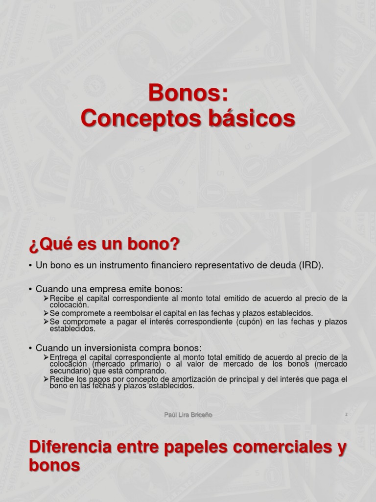 Bonos - Conceptos Básicos | PDF | Calificación crediticia | Bonos ...