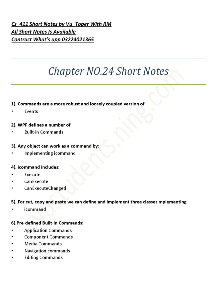 CS411 Notes in Short As Short Notes | PDF | Ajax (Programming) | World ...