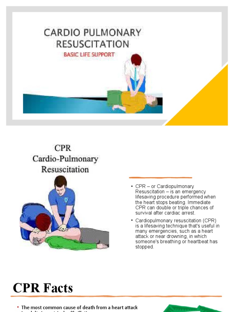 Cardiopulmonary Resuscitation CPR | PDF | Cardiopulmonary Resuscitation ...