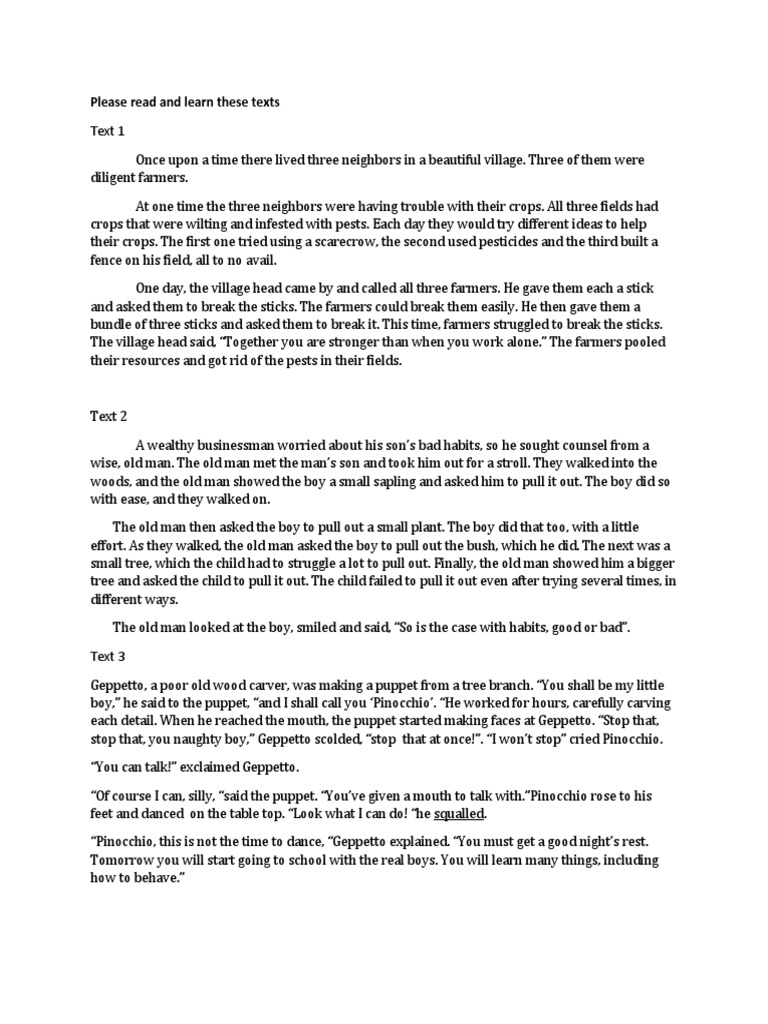 Learning Task X | PDF | Senses | Pinocchio