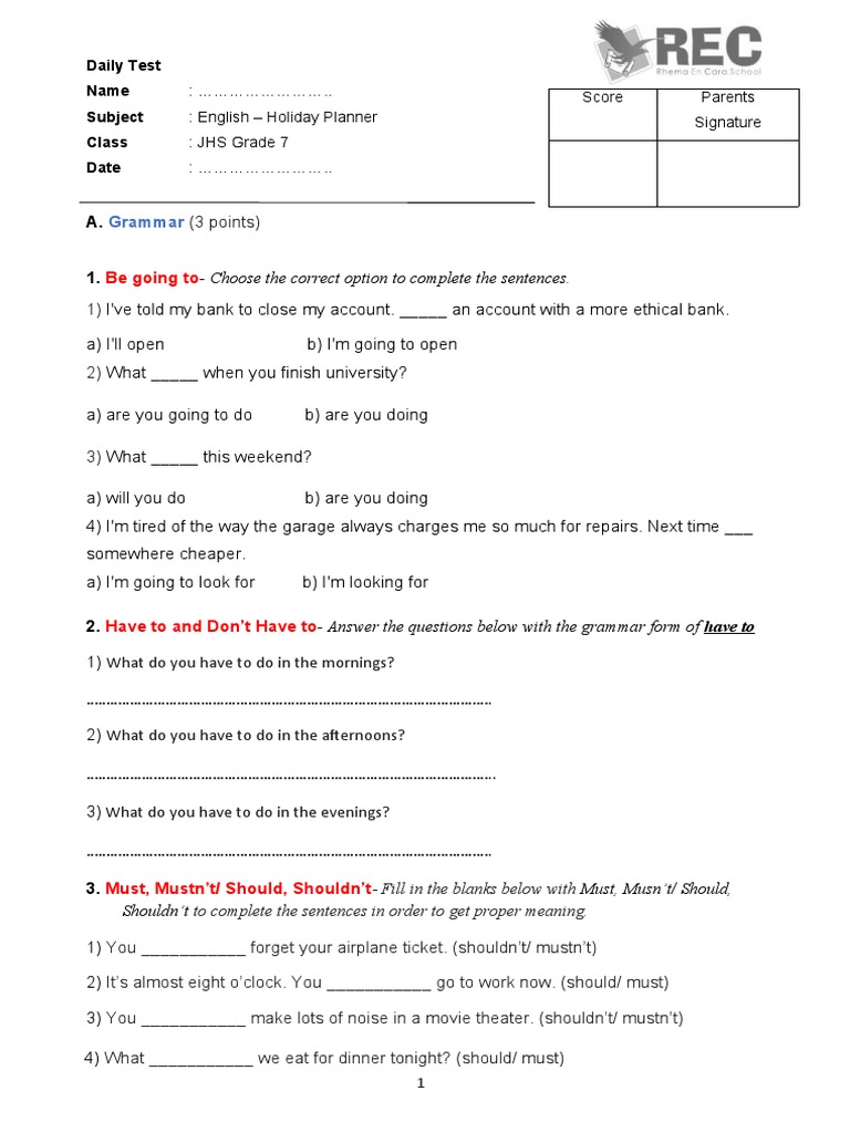 DT English JHS Grde 7 - Unit 10 | PDF | Linguistics