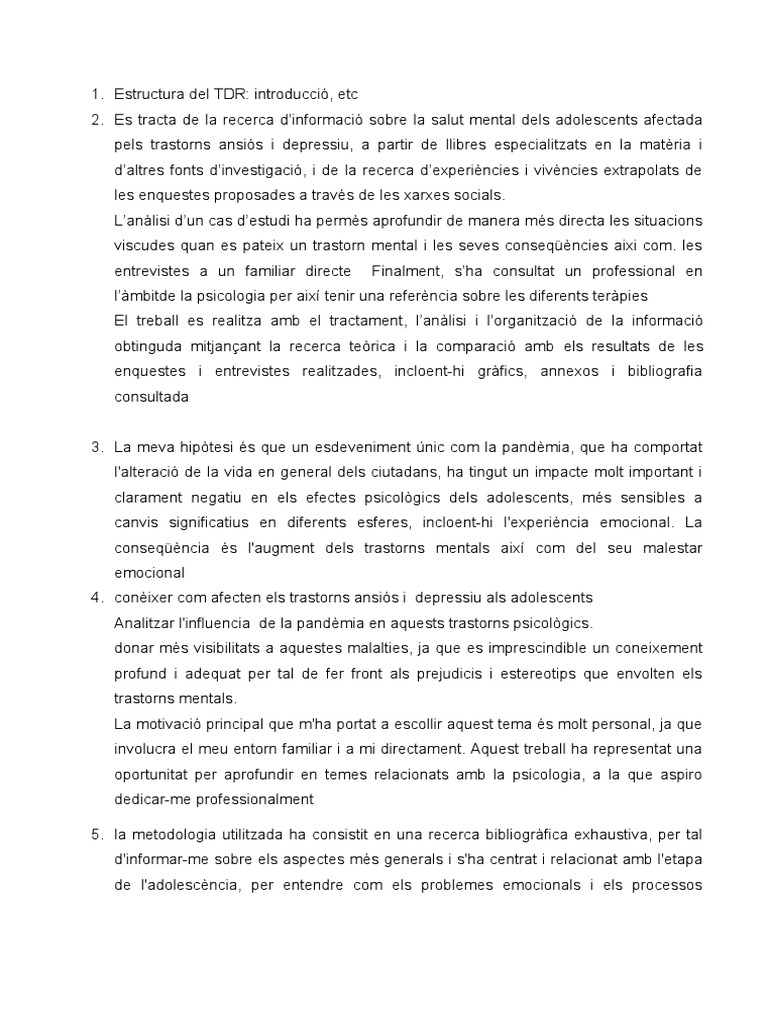 Discurso TDR | PDF