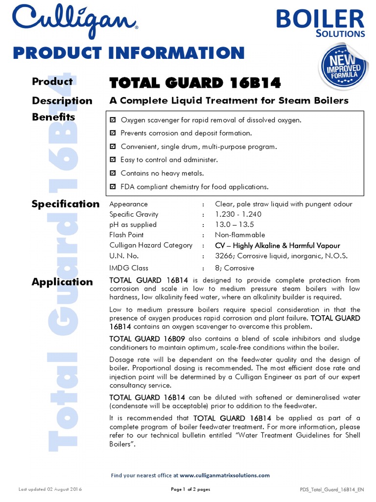 PDS Total Guard 16B14 EN | PDF | Materials | Chemistry