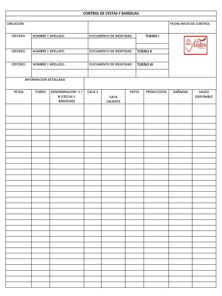 Tarjeta de Estiba Nva | PDF