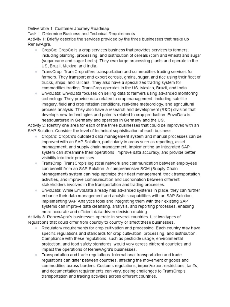Enhancing Farmpride With Sap Solutions Pdf Swot Analysis Agriculture