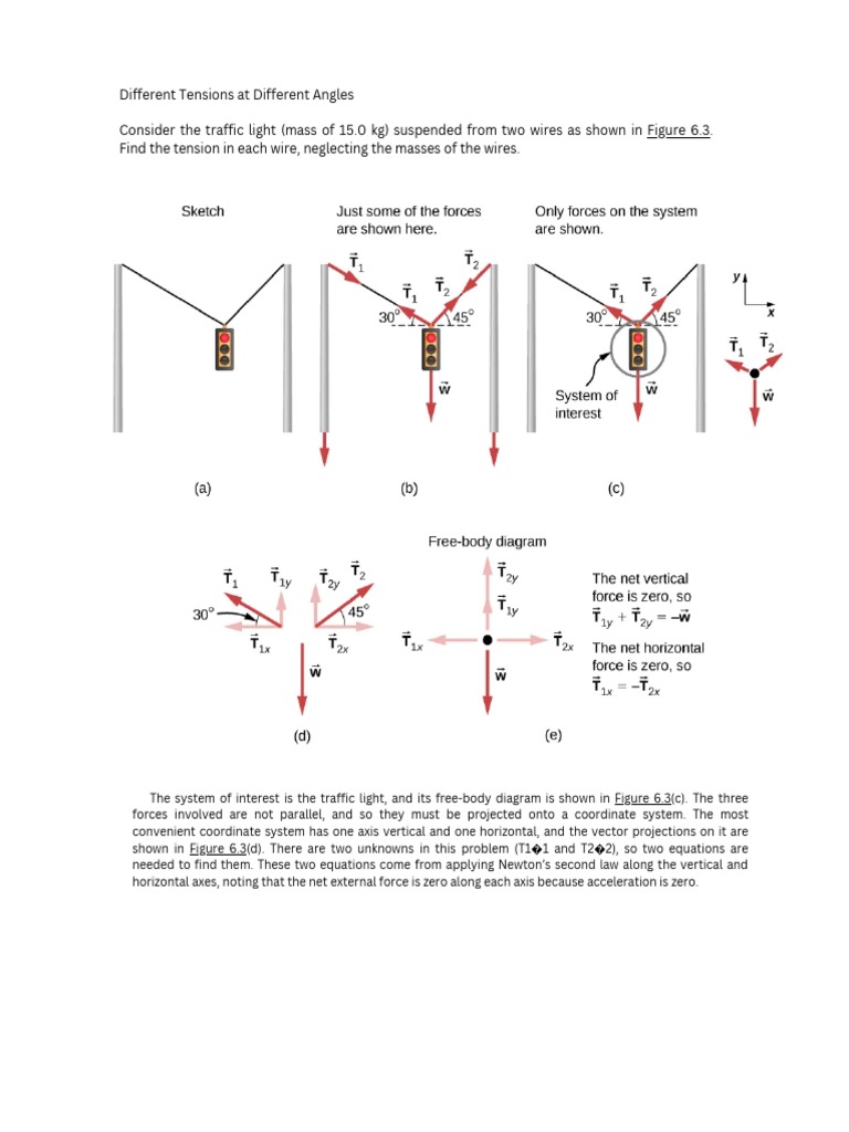 Physics Problems | PDF | Force | Tension (Physics)