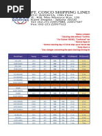 CMA CGM Daily Vessel Schedule - 2024 | PDF | Water Transport | Merchant ...