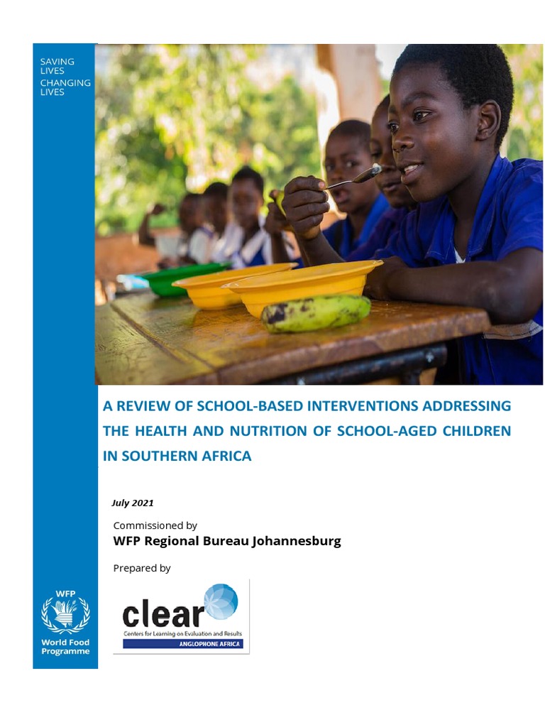 School Based Intervention | Download Free PDF | Malnutrition | Wash