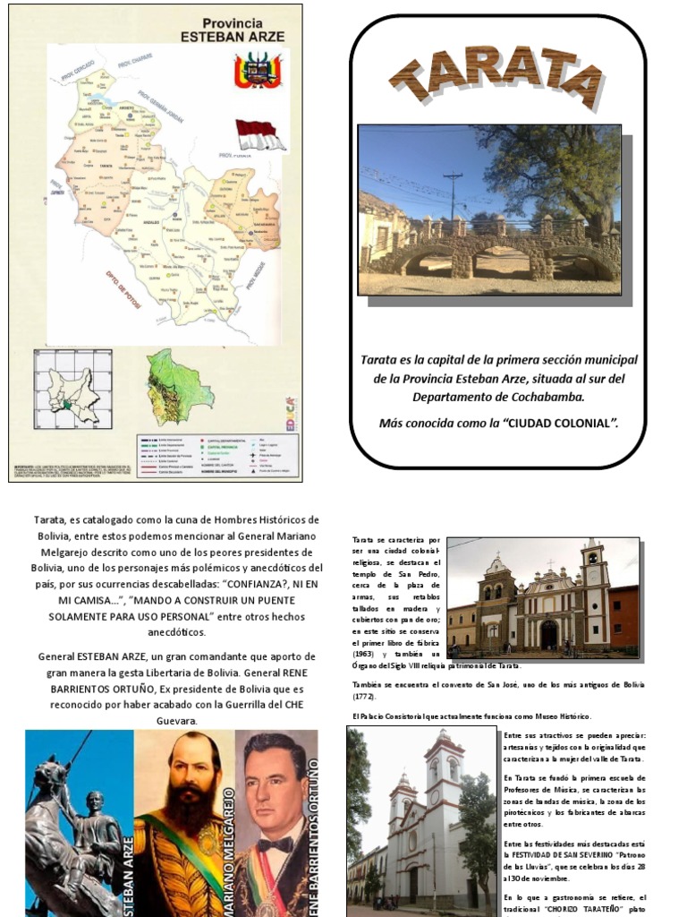 Tarata: Historia y Cultura Colonial | PDF