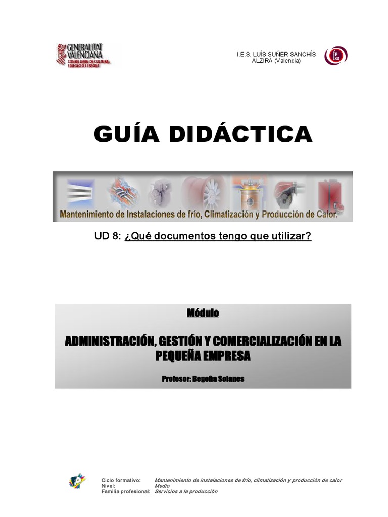 Guia Autodidactica Unidad 8 | PDF | Factura | Cheque