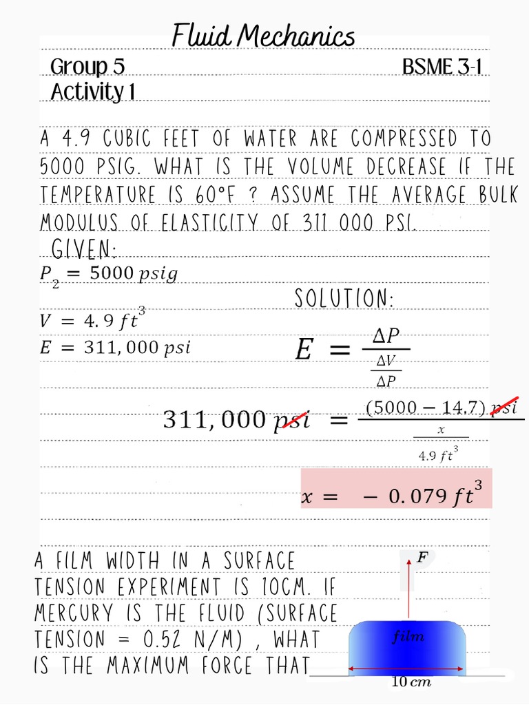 FluidMechanics-Activity | PDF