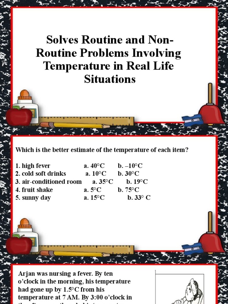 Problem Reading And Measuring Thermometer Pdf Ice Cognitive Science