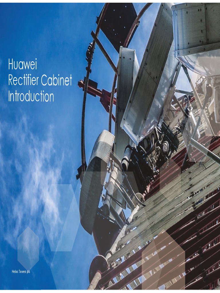 Huawei Rectifier Cabinet Setup Guide | PDF | Power Engineering | Components