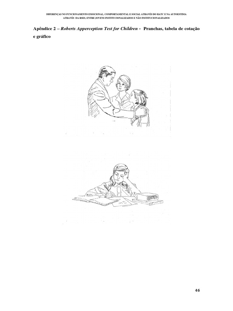 RATC - Roberts Apperception Test For Children | PDF