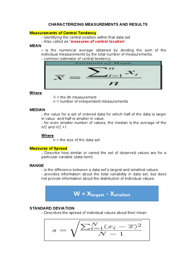 Analytical Chemistry Finals Reviewer | PDF | Normal Distribution ...