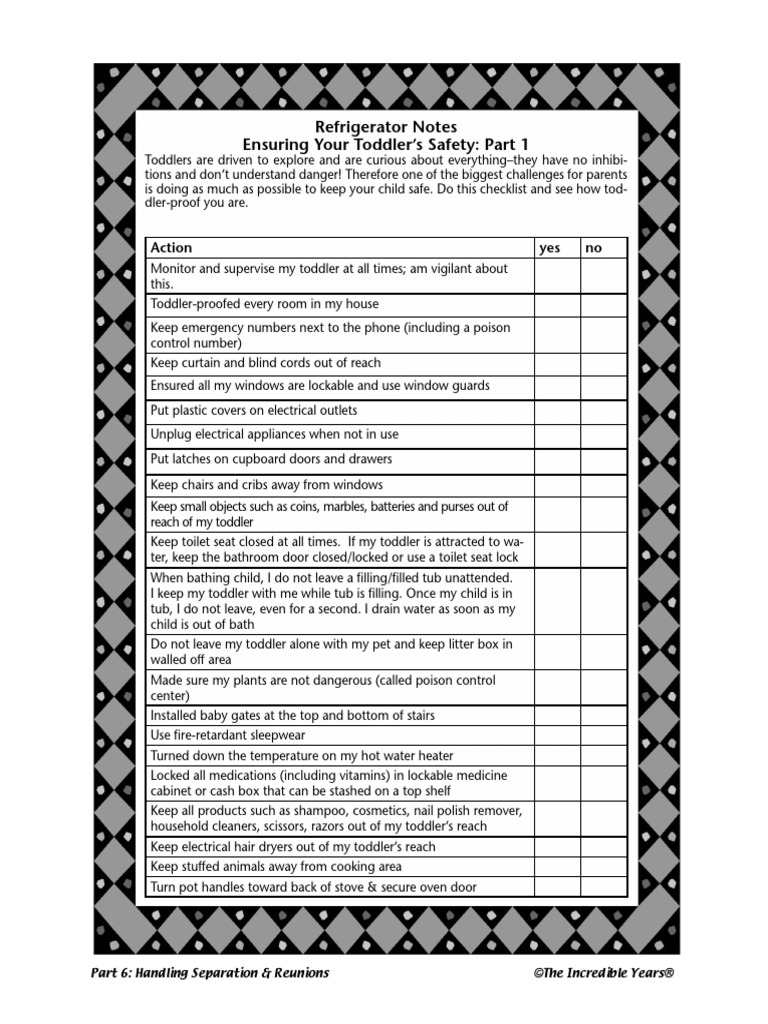 Toddler Handouts Parts Seven and Eight Limit Setting and Handling ...