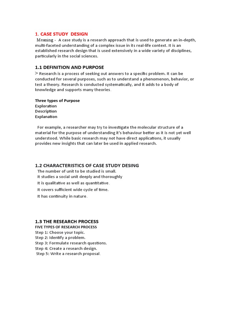 Case Study Design | PDF | Focus Group | Data