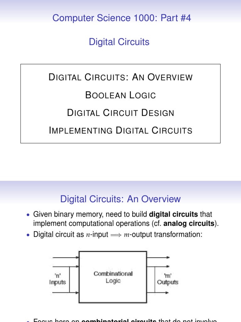 Circuits | PDF | Integrated Circuit | Digital Electronics