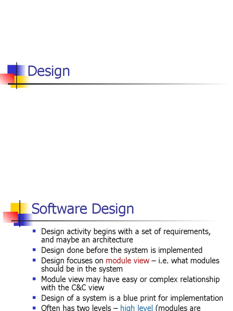 Chapter 5 Design | PDF | Computing | Software Development