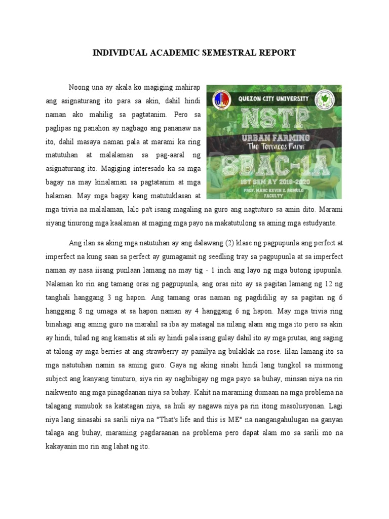 NSTP Reflection | PDF