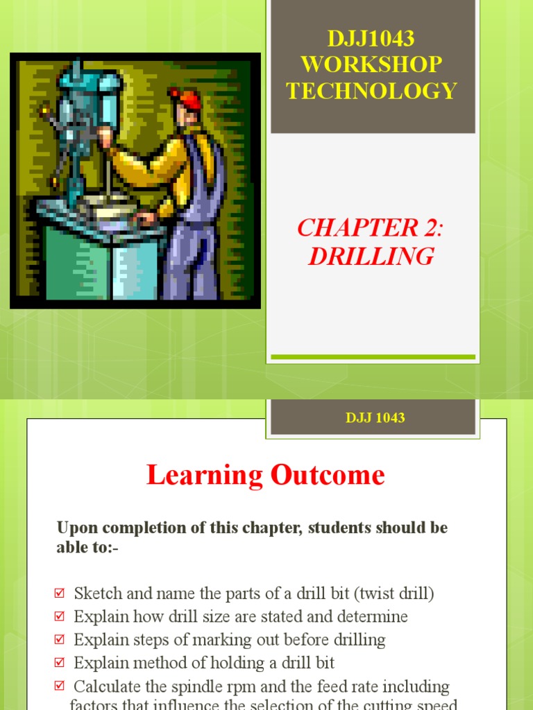 DJJ10033-chapter 2 | PDF | Drilling | Drill