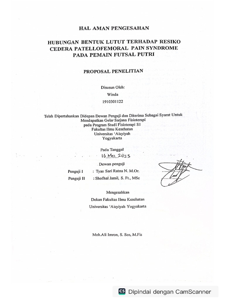 Halaman Pengesahan | PDF