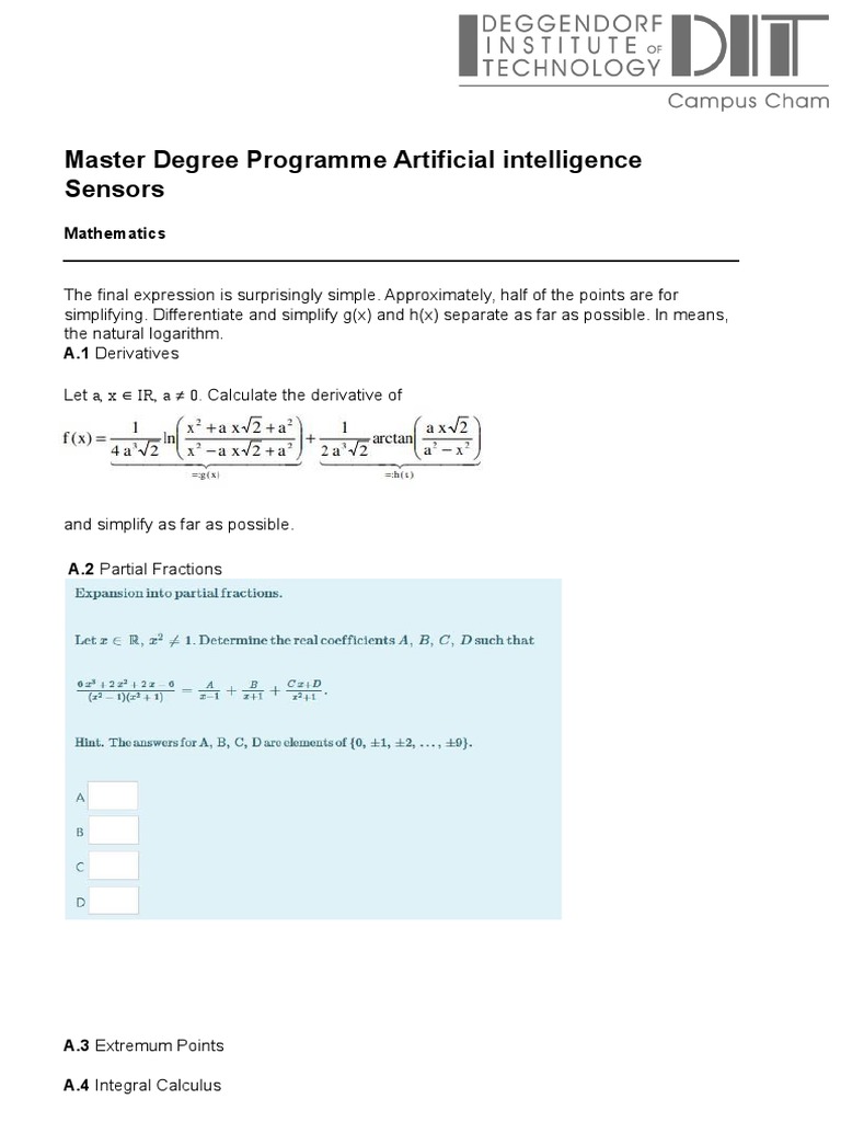 Artificial Intelligence Smart Sensors | PDF