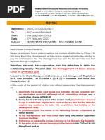 Memo Notice For Pool Maintenance | PDF | Home & Garden