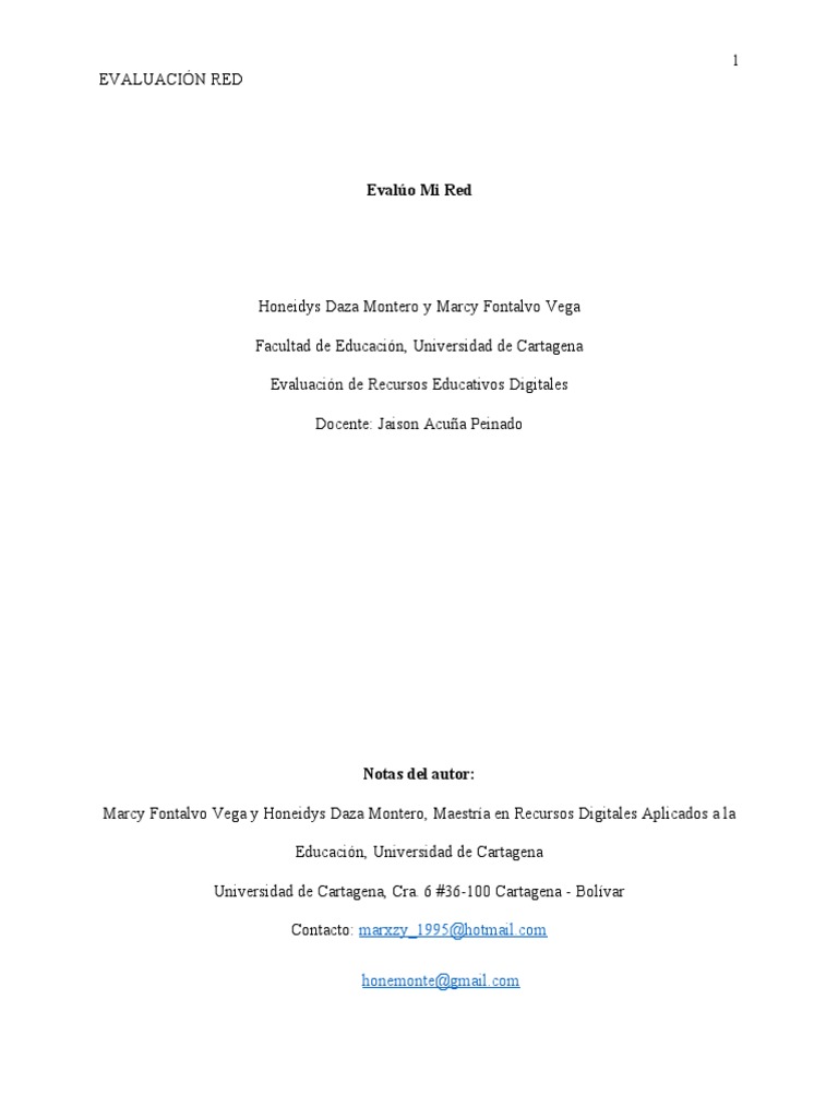 Evalúo Mi Red MISIÓN INTERMEDIA | PDF | Evaluación | Laboratorios