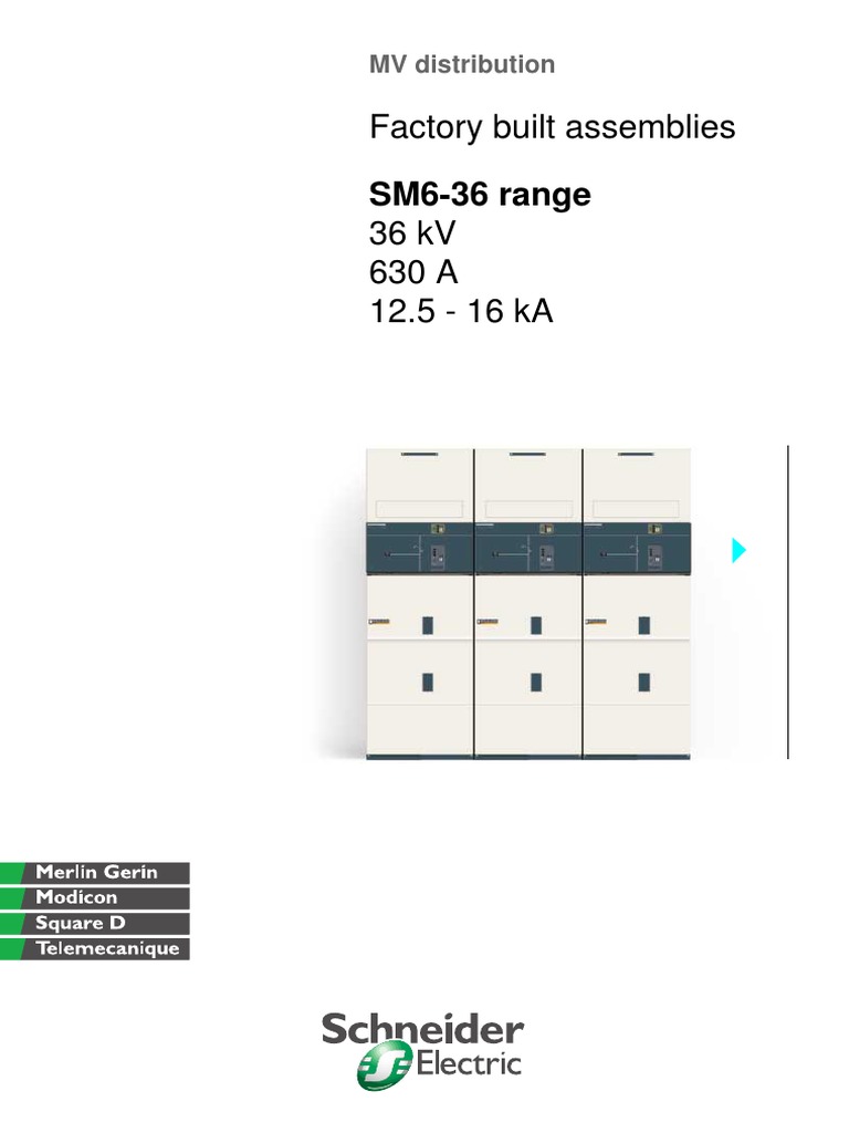 Celdas MT 36kv | PDF | Switch | Fuse (Electrical)
