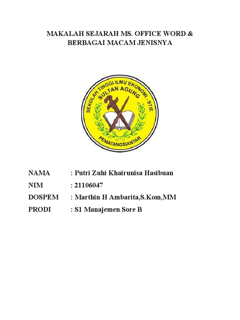 Makalah Ms. Office | PDF