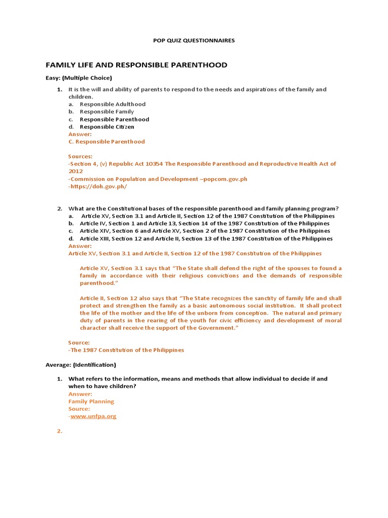 Pop Quiz Questionnaires | PDF | Justice | Crime & Violence