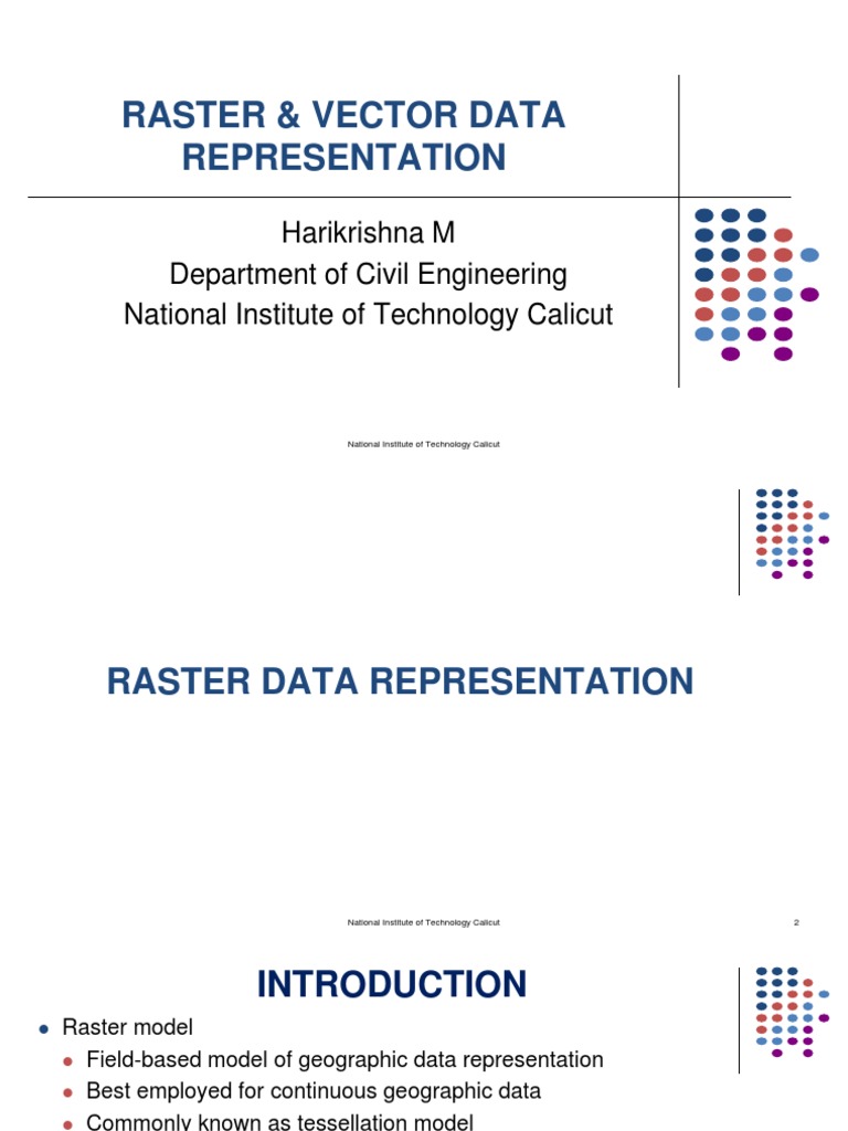 Raster Vector Data Representation | PDF | Data Model | Geographic Information System