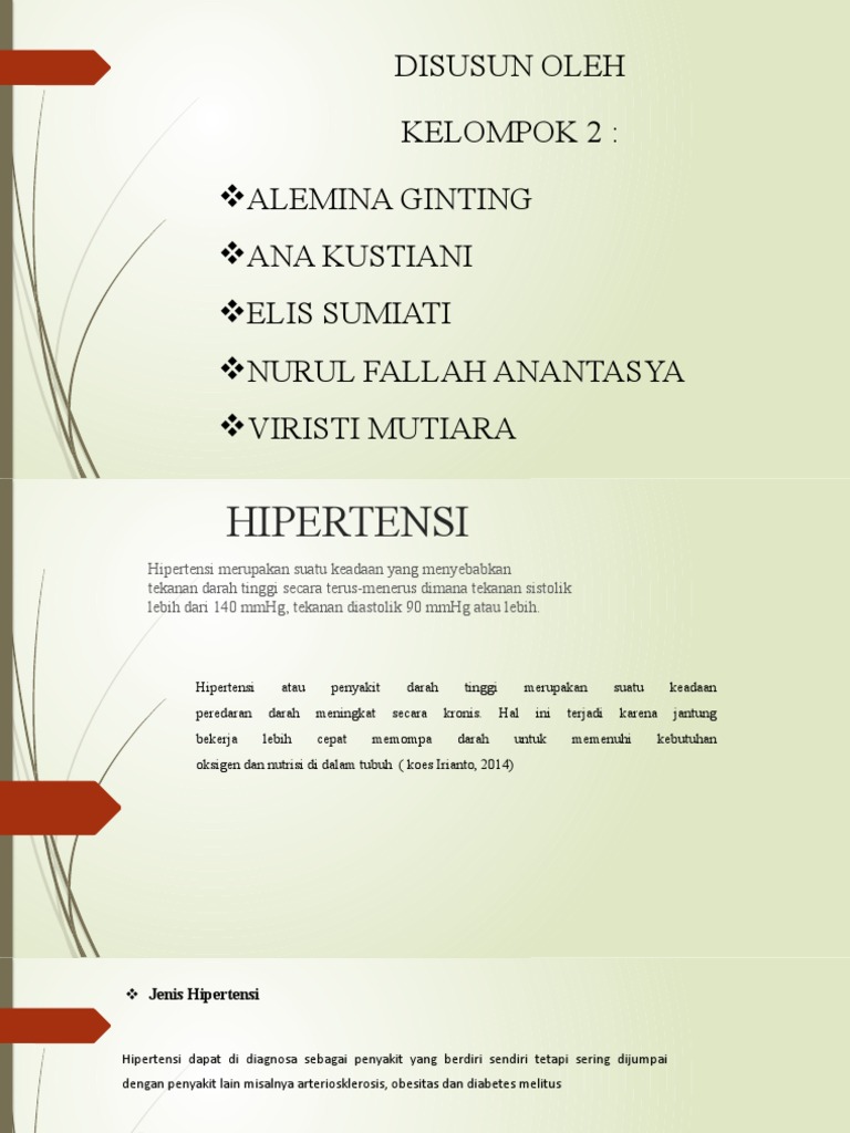Hipertensi KLP 6 | PDF