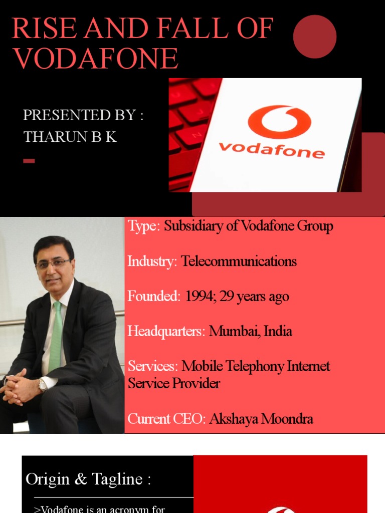 Vodafone Idea: Rise, Challenges, and Future | PDF | Retail | Market ...